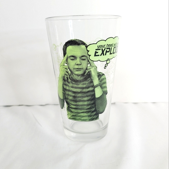 Warner Bros. | Dining | Big Bang Theory Sheldon Drinking Glass | Poshmark